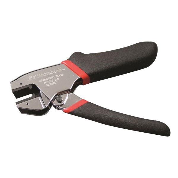 HAND CRIMP TOOL, LIGHTWEIGHT SCOTCHLOK, WITH GAUGE E-9J | Specialty Tapes