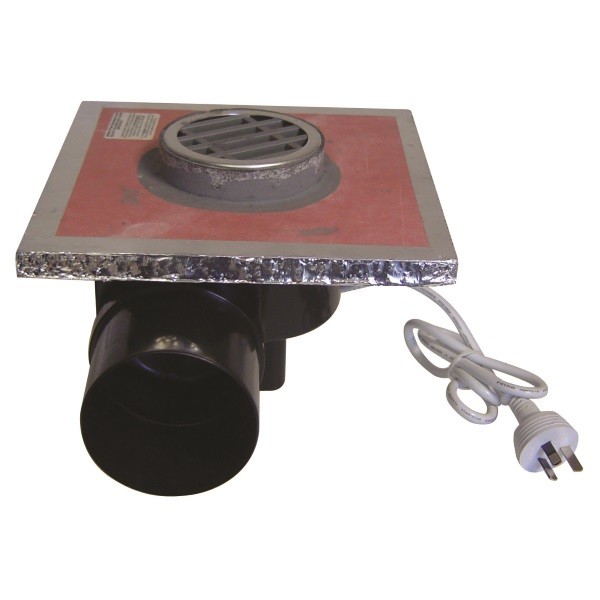 FIRE DAMPENER HEADER BOX FAN WITH 100mm DUCT OUTLET | Ventilation & Air ...