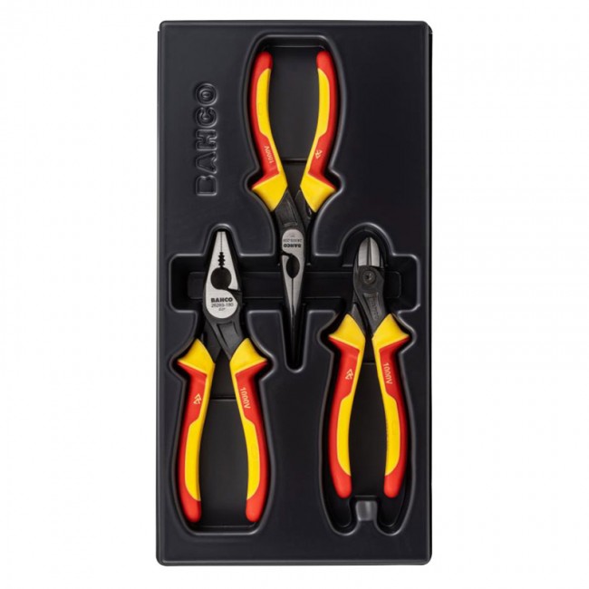Bahco Insulated All Round Pliers Tool Set | Pliers, Cutters & Clamps