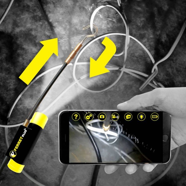 FERRET PLUS - Multipurpose Wireless Inspection Camera Cable Pulling ...