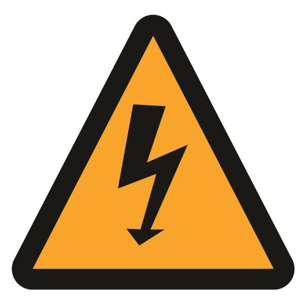 LABEL, 95 x 95mm VINYL WARNING SIGN ELECTRICAL [10] | Cable Accessories