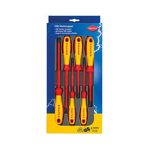 SCREWDRIVER SET , 1000V 6PC