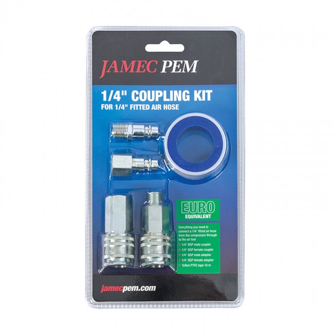 Jamec PEM Coupling Kit3 1/4" M/F Adapter Euro | Automotive Tools ...