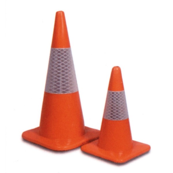 CONE, TRAFFIC, ORANGE 450mm WITH REFLECTIVE TAPE | Safety & PPE