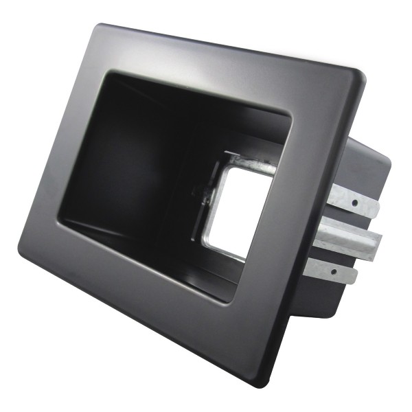 RECESSED WALL POINT, SINGLE BLACK