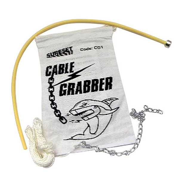 Cable Grabber Magnet, Chain & String in Bag | Cable Pulling