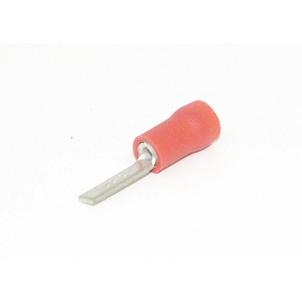 TERMINAL LIP BLADE RED 4.6mm DG SHORT [100] | Cable Accessories